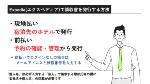Expediaの領収書の発行方法まとめ！宛名変更や分割も解説